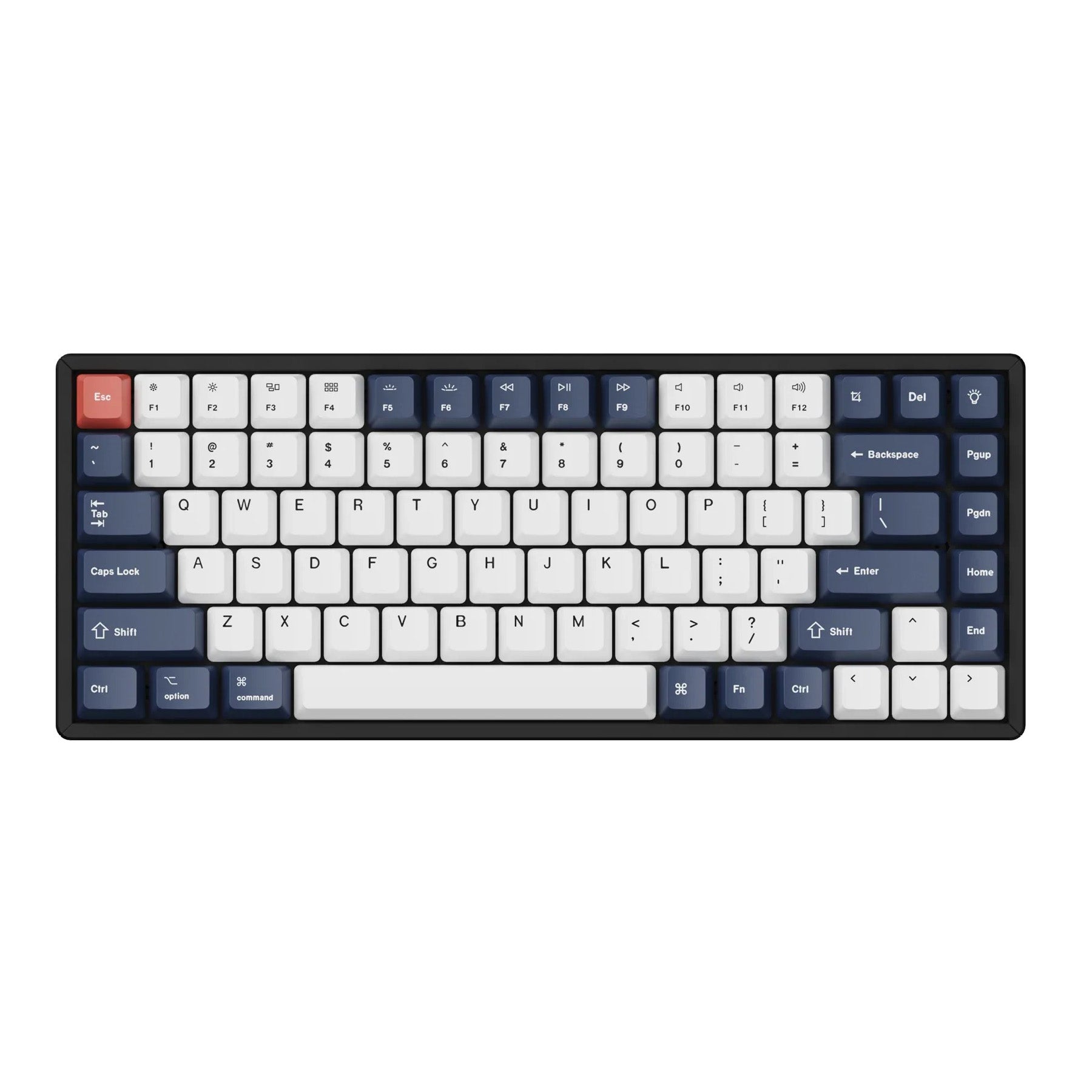 Keychron PBT Keycap Set - Bluish Black White – Control Shift Escape