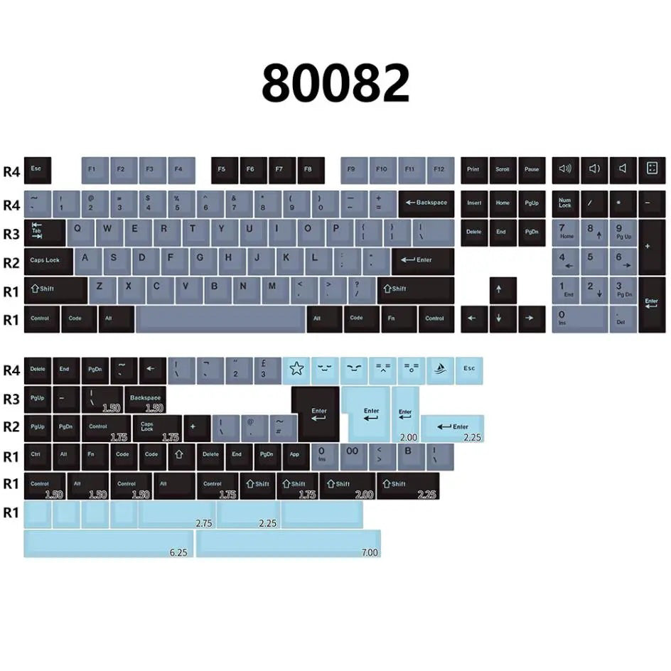KBDIY PBT Keycap Set - 80082 – Control Shift Escape