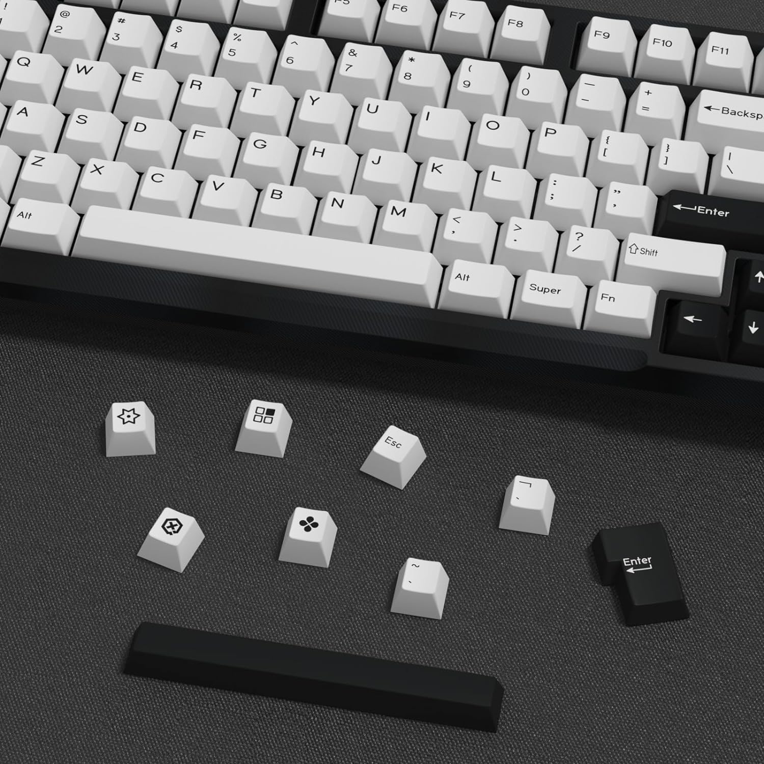 KBDIY PBT Keycap Set - BOW – Control Shift Escape