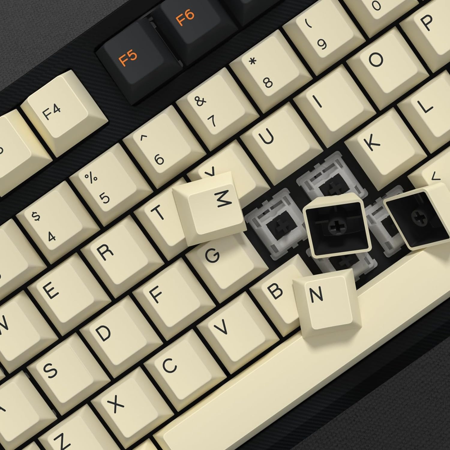 KBDIY PBT Keycap Set - Carbon – Control Shift Escape