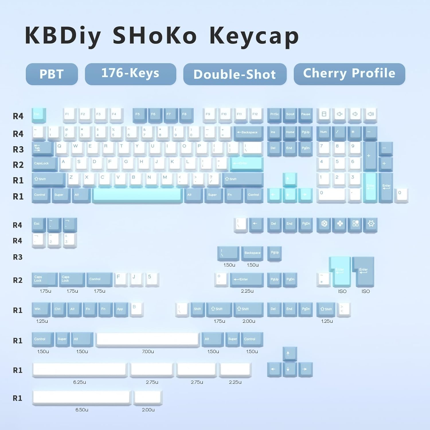 KBDIY PBT Keycap Set - Shoko – Control Shift Escape